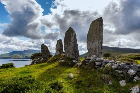 Eightercua Stone Row on the Ring of Kerry - Ireland Highlights